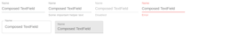 Material ui Text field