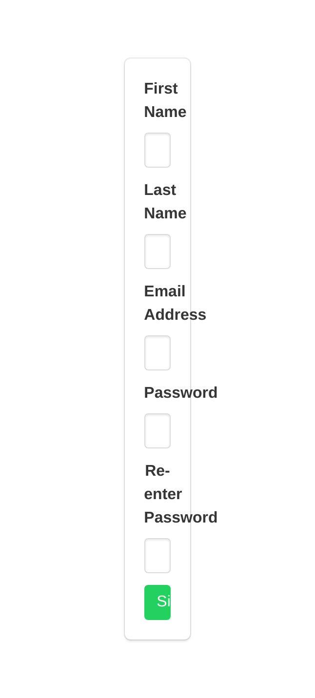 Hooks Form Signup 
